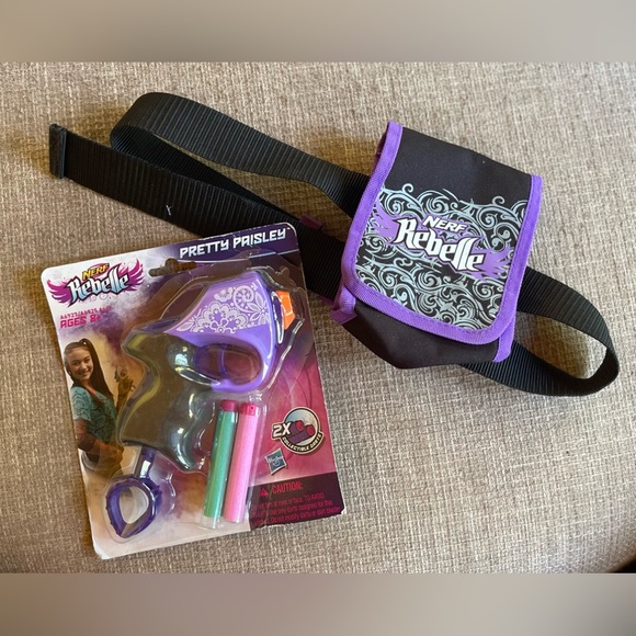 Nerf | Toys | New Nerf Rebelle Pretty Paisley Mini Blaster Dart Gunbelt ...